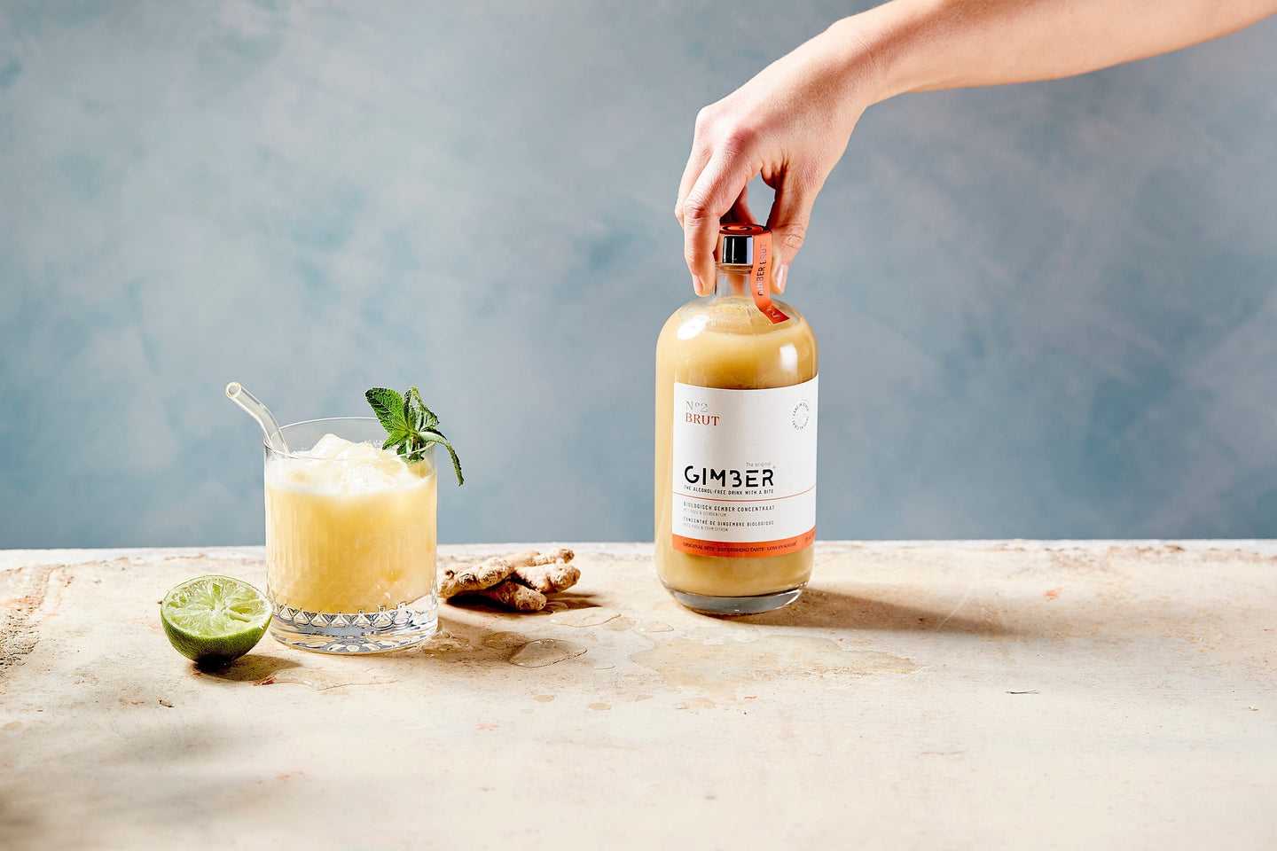 Ginger, Lemon & Herbs Drink – Gimber