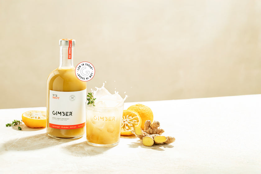 GIMBER, the organic ginger drink that makes healthy living fun.