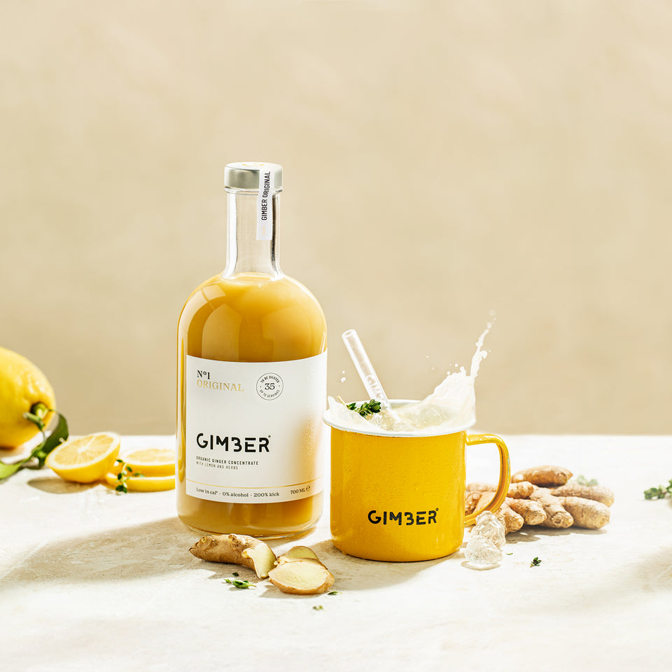 GIMBER | Een heerlijke en biologische gemberdrank met pit.